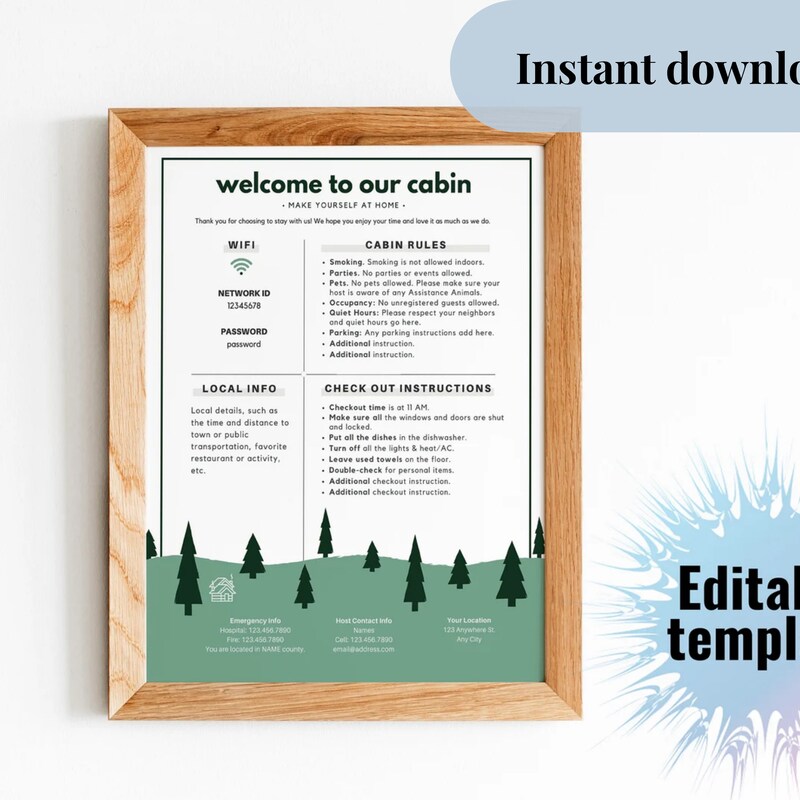 Vacation Rental Sign - Etsy