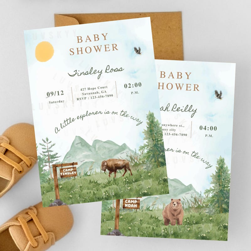 National Park Baby Shower - Etsy