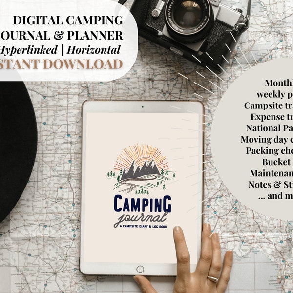 Camping Journal - Etsy