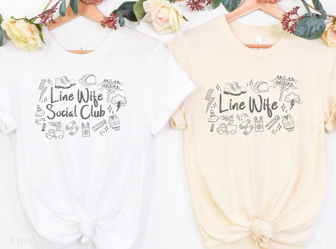 Line Wife PNG, Linewife Social Club SVG Sublimation, Electric Power ...