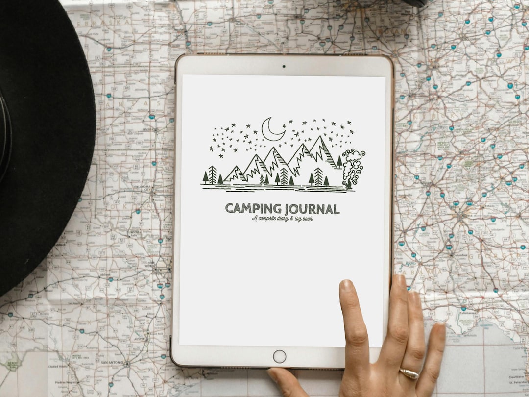 Travel Journal for Tablet | Digital Camping Journal PDF | Travel ...