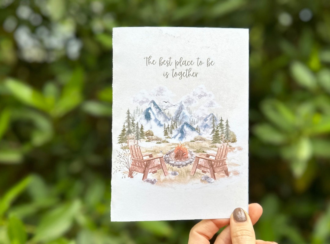 Printable Greeting Card and Envelope Set for Outdoorsy Nature Lovers ...
