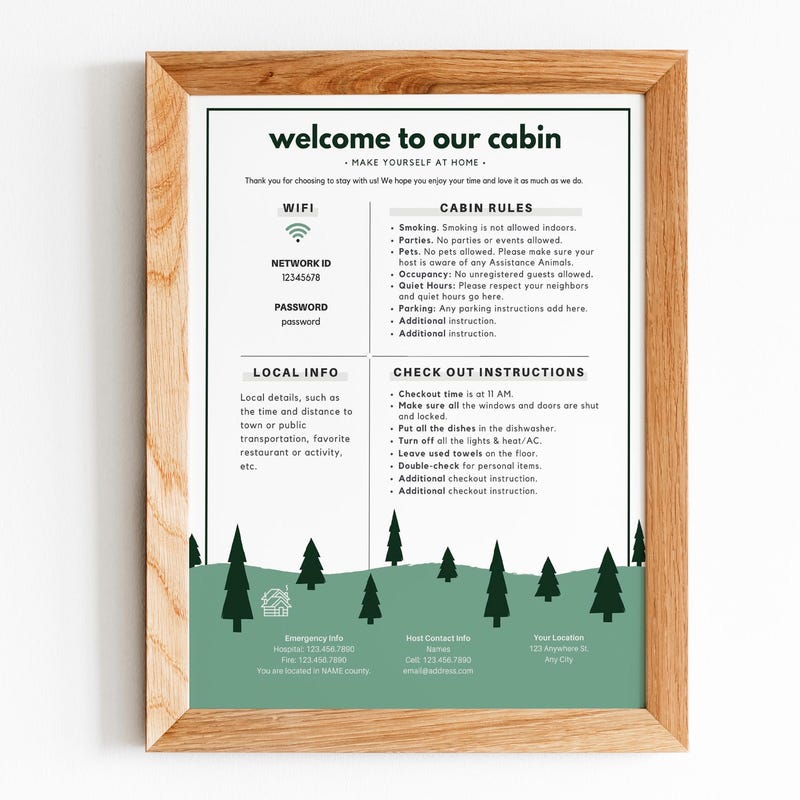 Vacation Rental Sign - Etsy