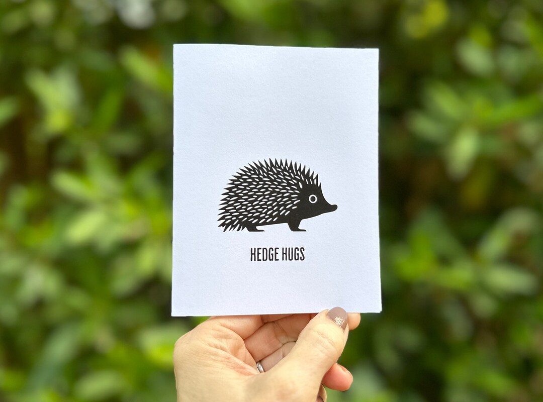 Printable Hedgehog Cards, Funny Baby Woodland Animal Notecard ...