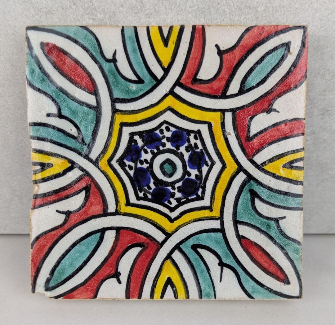 10 Moroccan Zellige Beldi Tiles 4"x4" – Handmade Ceramic Tiles for ...