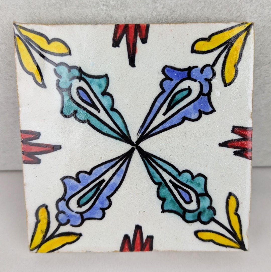 10 Moroccan Zellige Beldi Tiles – Handmade 4"x4" Terracotta Tiles for ...