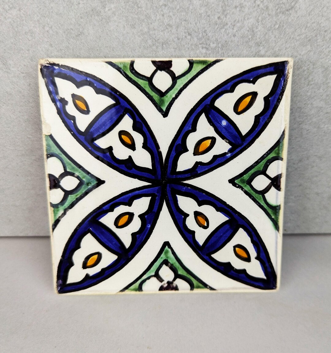 10 Artisan Moroccan Zellige Beldi Tiles – Authentic 4"x4" Tiles for ...