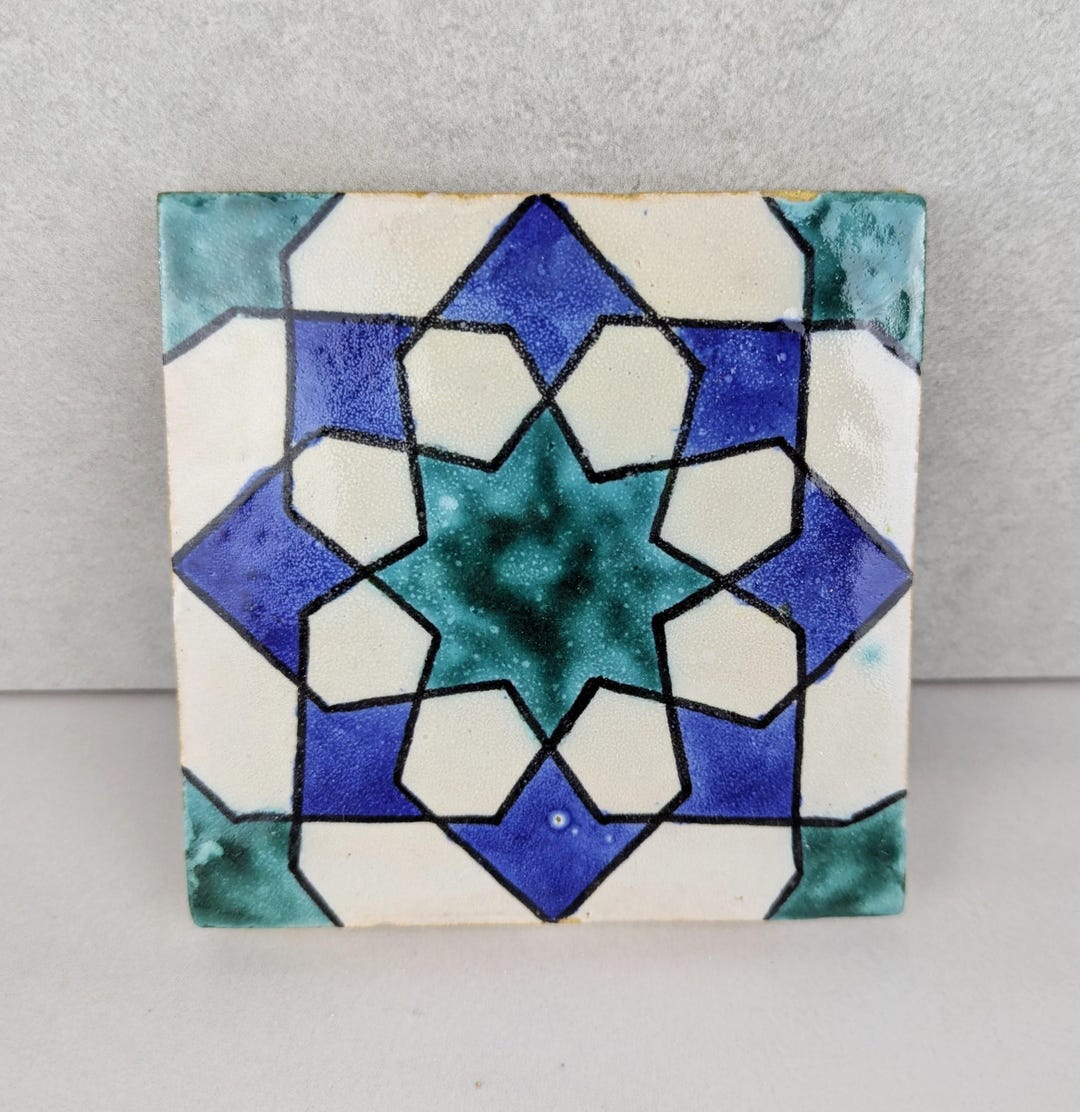 Handmade Moroccan Zellige Tile – 4"x4" Beldi Terracotta - Etsy