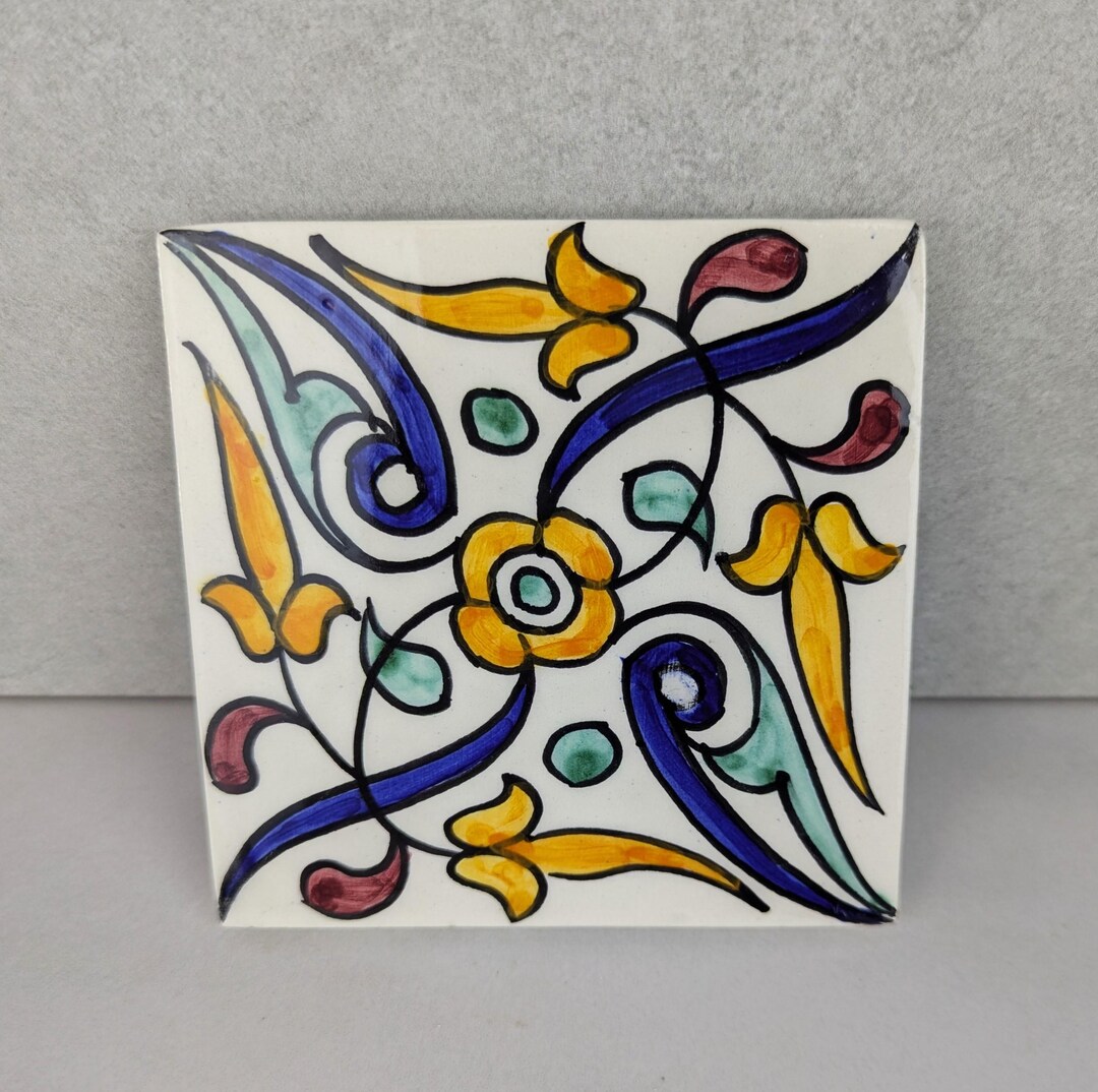 10 Moroccan Zellige Beldi Tiles – Handmade 4"x4" Tiles for Rustic ...