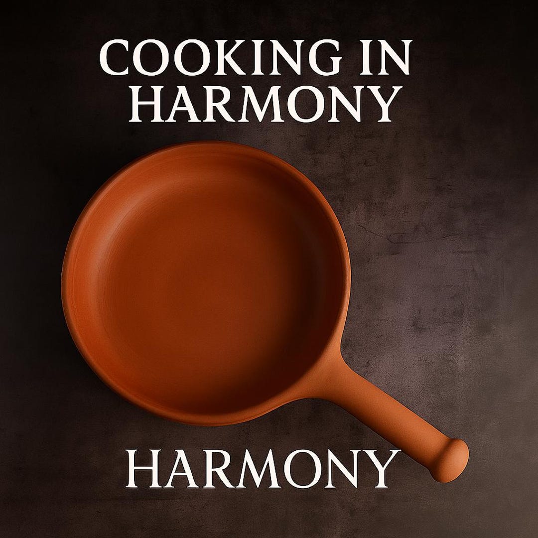 Handmade Unglazed Clay Frying Pan 10 Inch | Earthen Wok | Red Clay ...