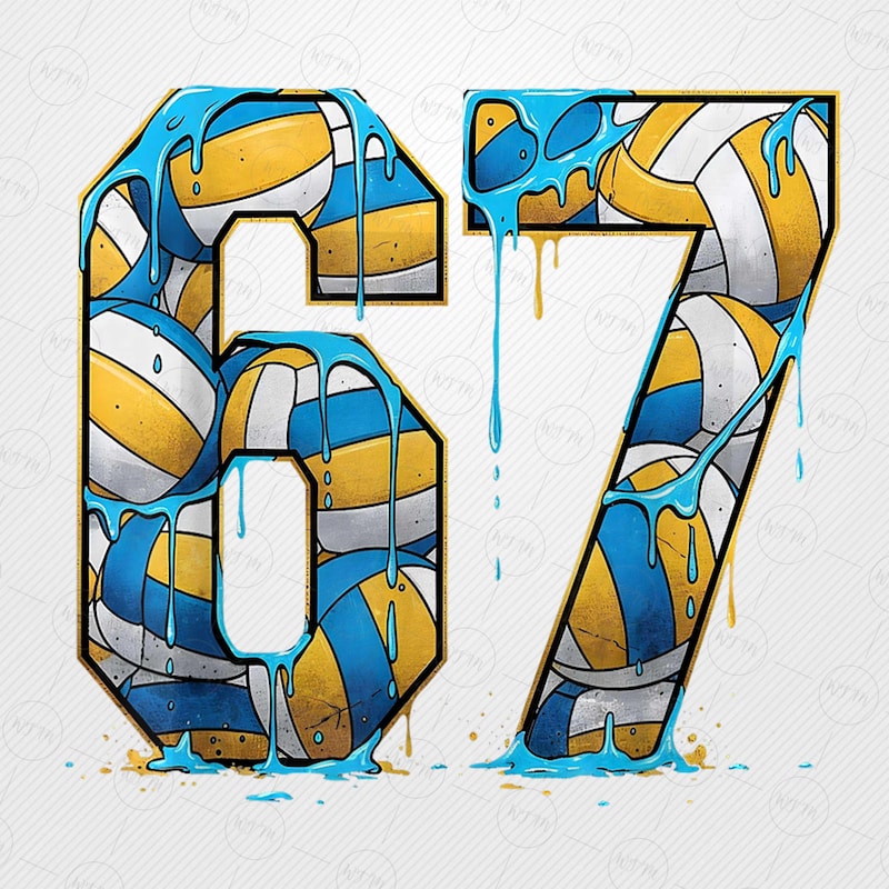 Number 67 Necklace - Etsy