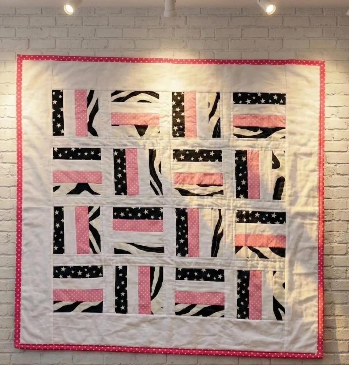 Jelly Roll Strip Pieced Quilt Pattern PDF | Easy Project | Baby to ...
