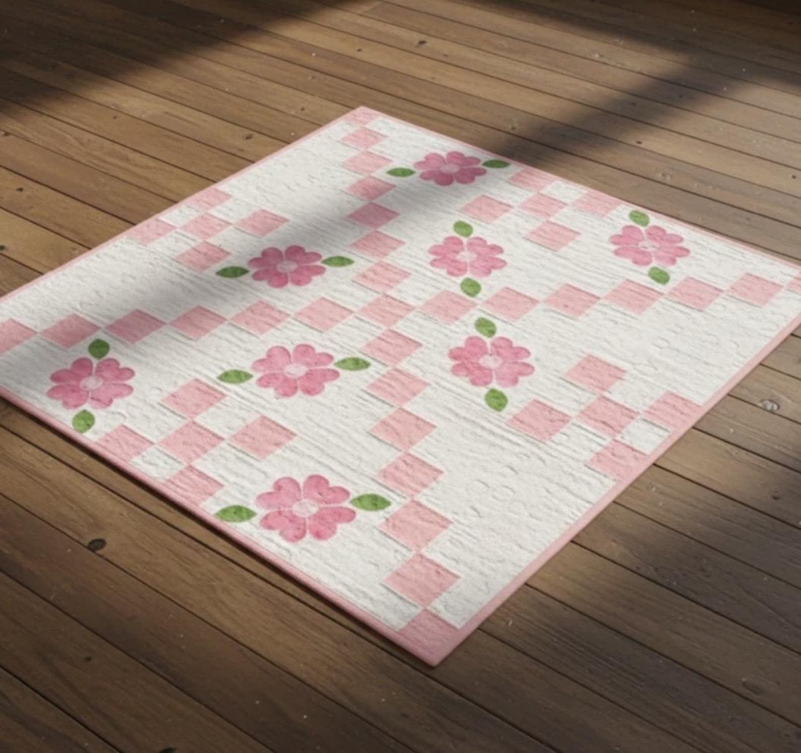 Blooming Beauty Baby Quilt PDF Pattern|applique Flower Quilt Pattern at ...