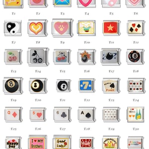 300+ Silver Italian Charms Bracelet-custom Italian Charm Bracelet ...