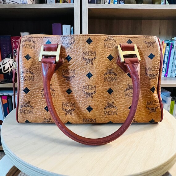 MCM Vintage RARE 80’s PVC Vegan Leather Visetos Mini … - Gem