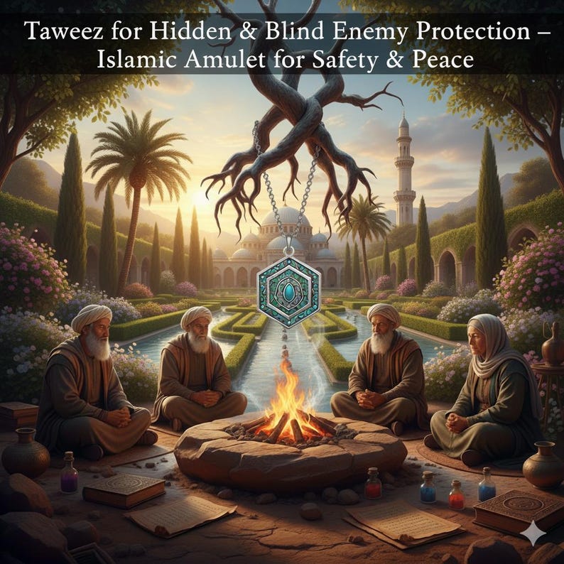 Taweez for Hidden & Blind Enemy Protection Islamic Amulet for Safety ...