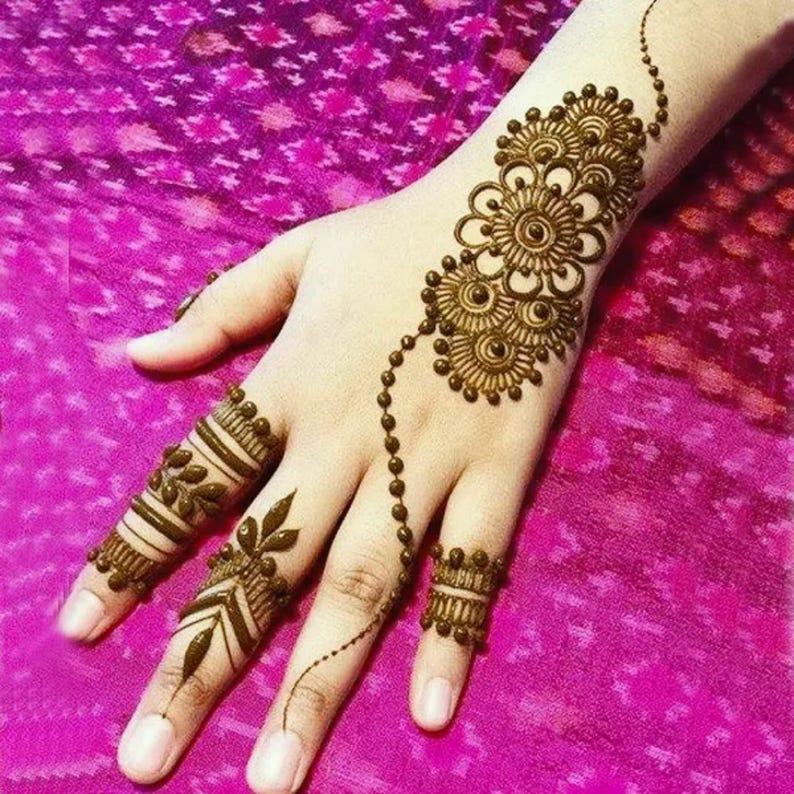 Hand Mehndi Designs PDF: Henna Patterns for Bridal & Festive Events ...