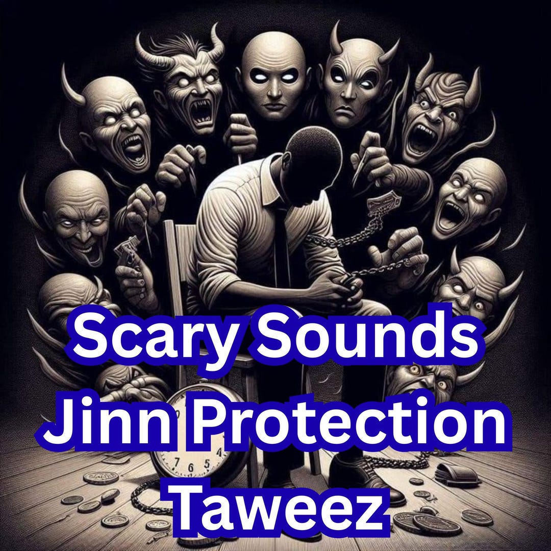 Scary Sounds Jinn Protection Taweez Set | Wear • Water • Surah Rahman ...