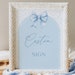 Editable Table Sign for First Birthday - Blue Toile Love Shack Fancy ...