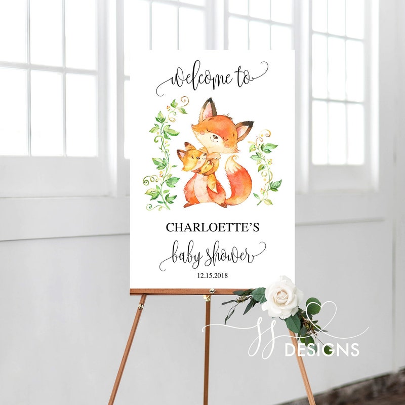 Fox Baby Shower - Etsy