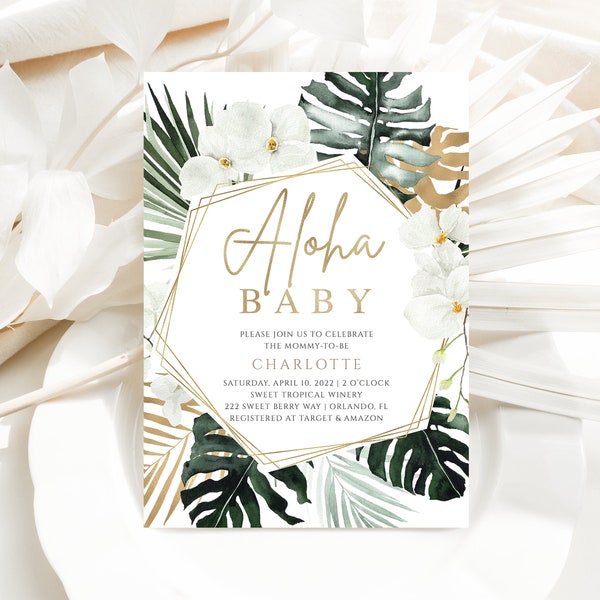 Aloha Baby Shower - Etsy