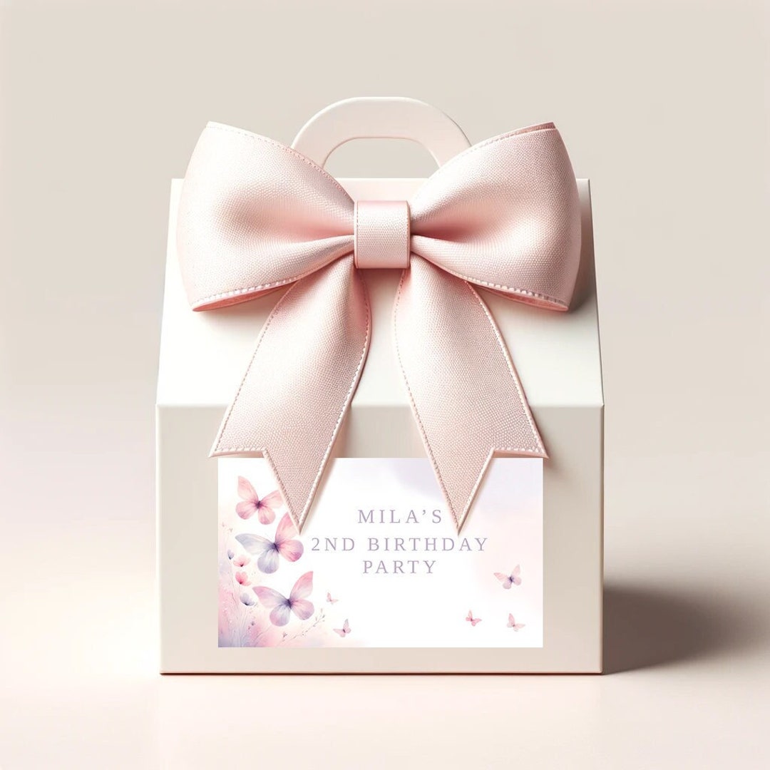 Editable Butterfly Gable Label Template - Instant Download Printable ...