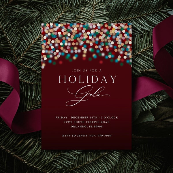 Gala Invitation - Etsy