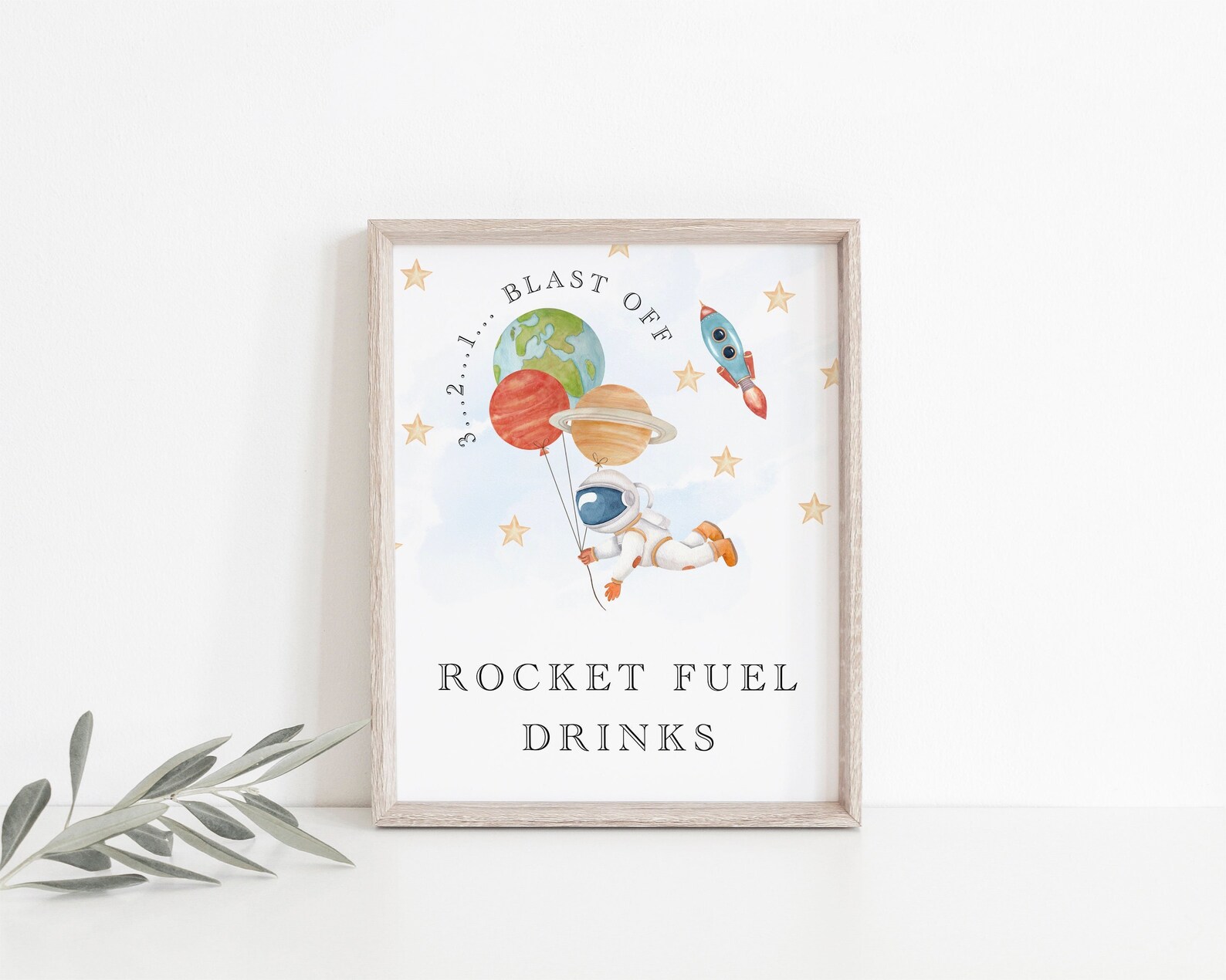 Outer Space Rocket Fuel Drinks Table Printable Sign Instant Download - Etsy
