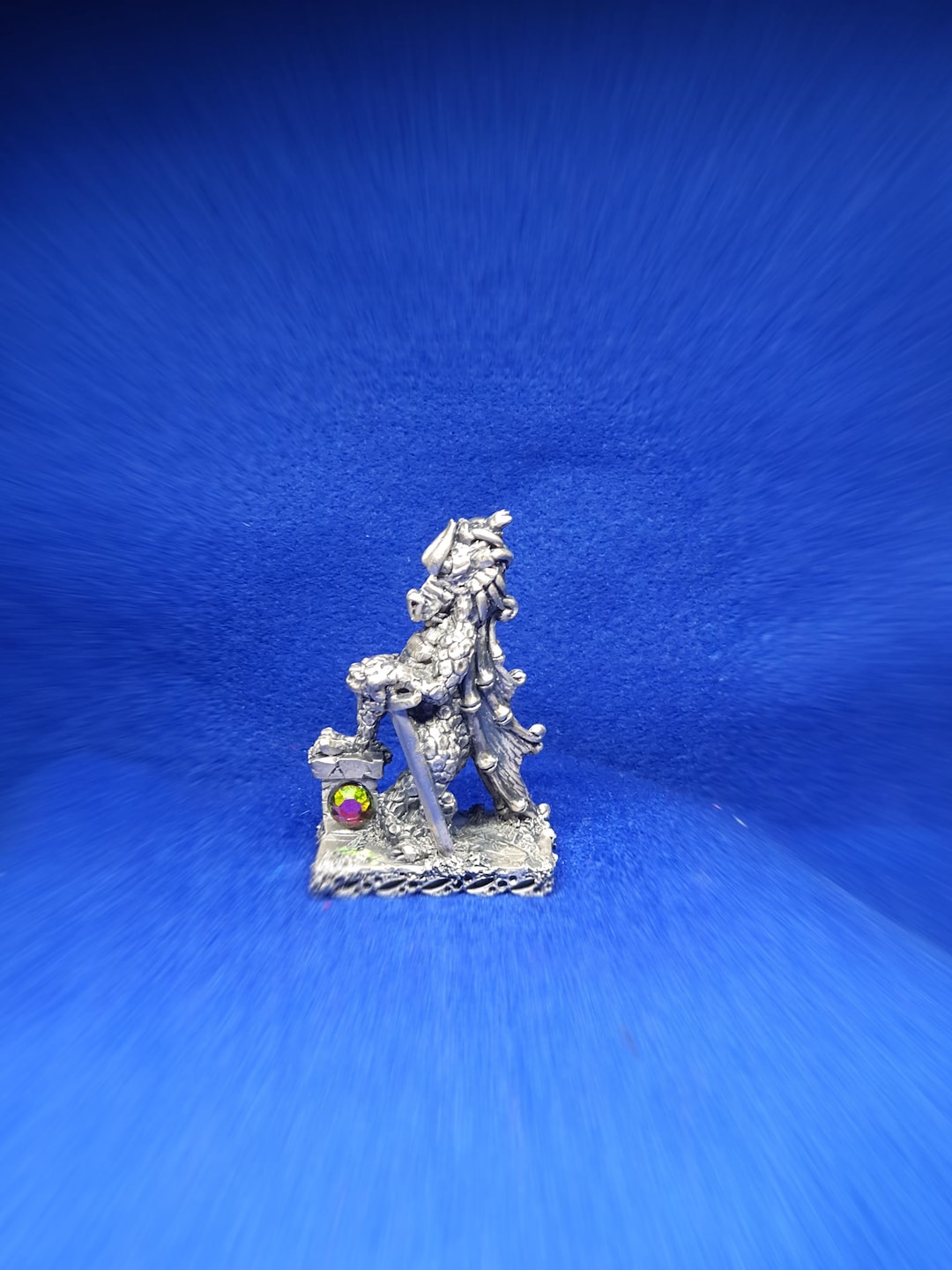 Tudor Mint Tengis Pewter Dragon Figurine: Myth and Magic Collectible ...