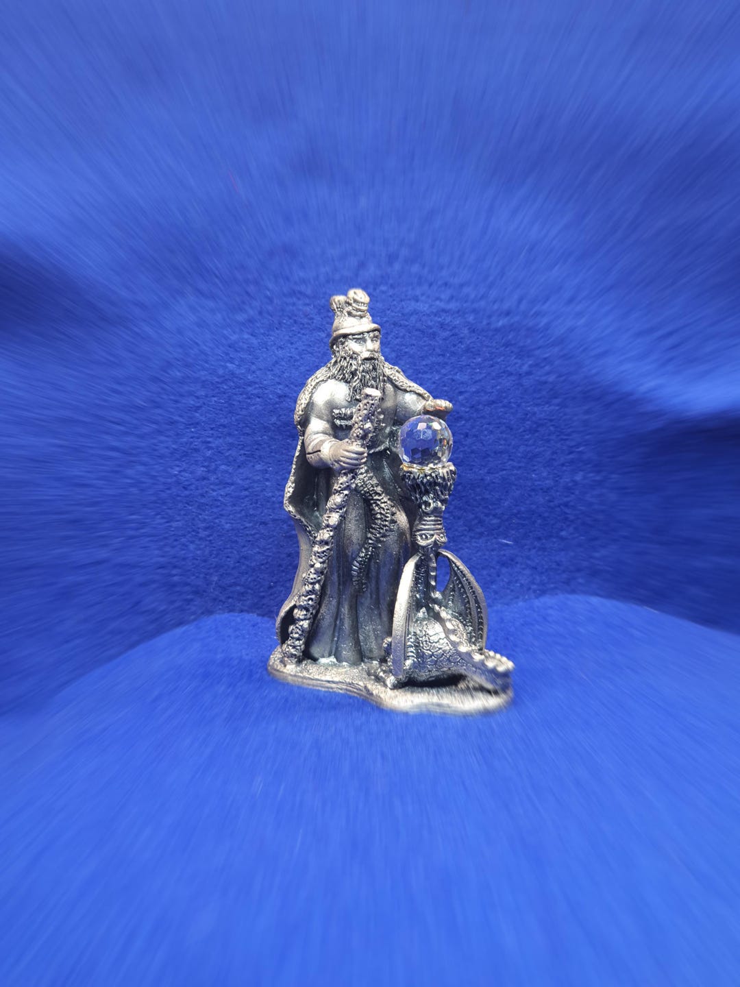Myth and Magic “the Dragon’s Spell” by Roy Middleton 1993 Pewter Wizard ...