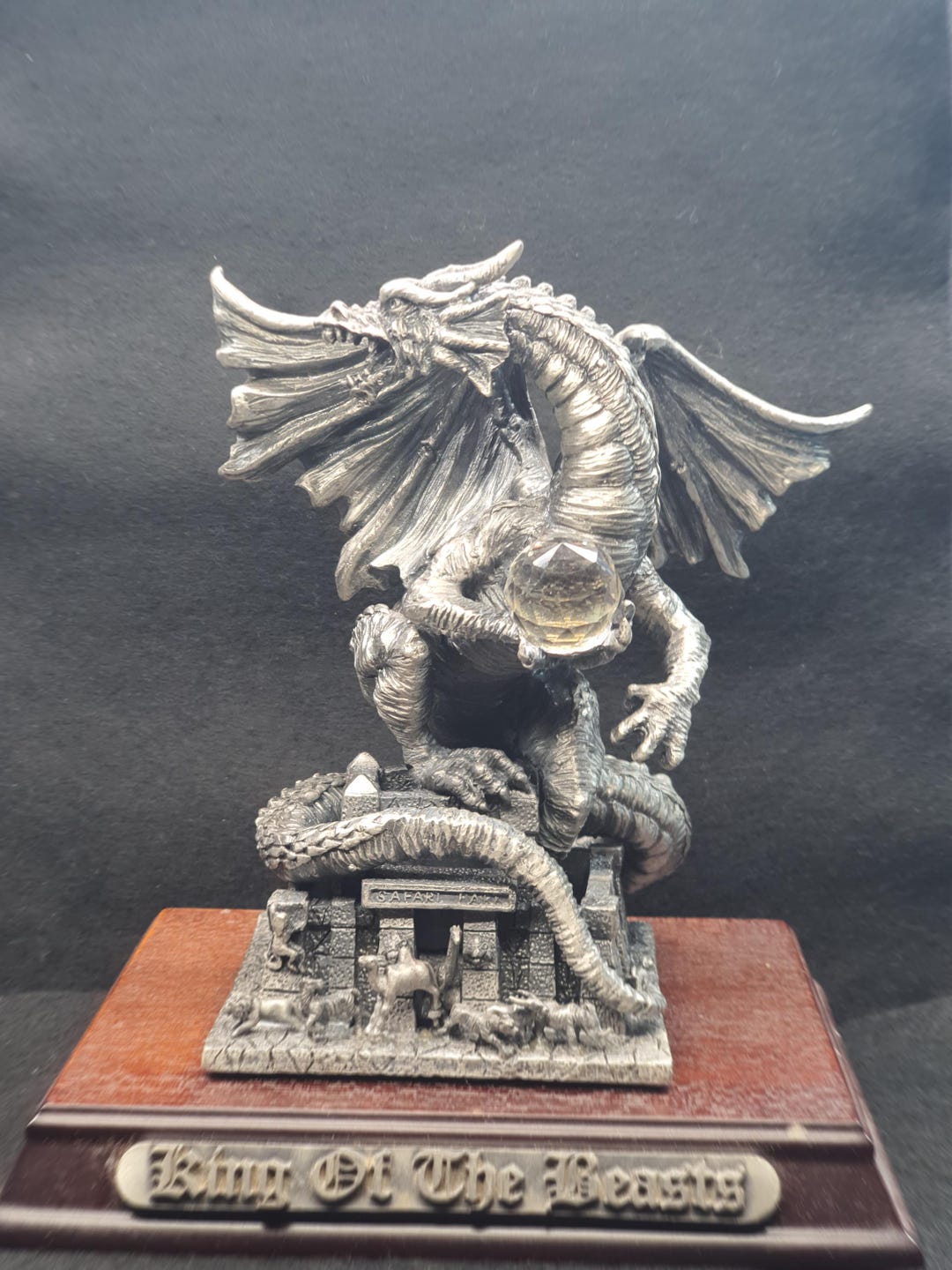 Myth and Magic King of the Beasts 3645 Pewter Dragon Figurine With ...