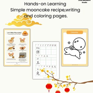 Mid-autumn Festival Chinese Learning Pack | Mooncake Flashcards ...