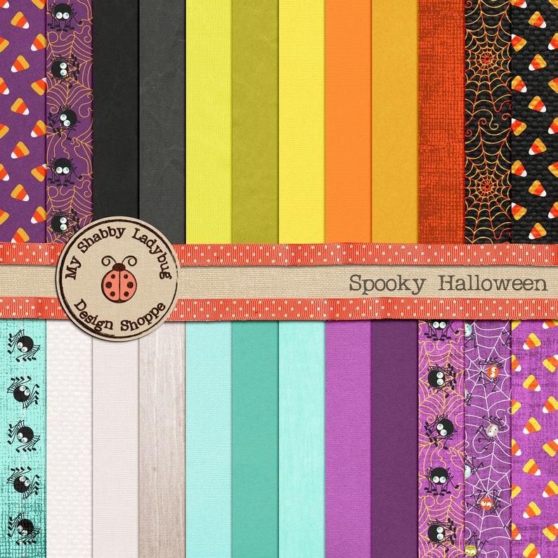 Spooky Halloween Mega Scrapbook Kit (digital Download) - Etsy
