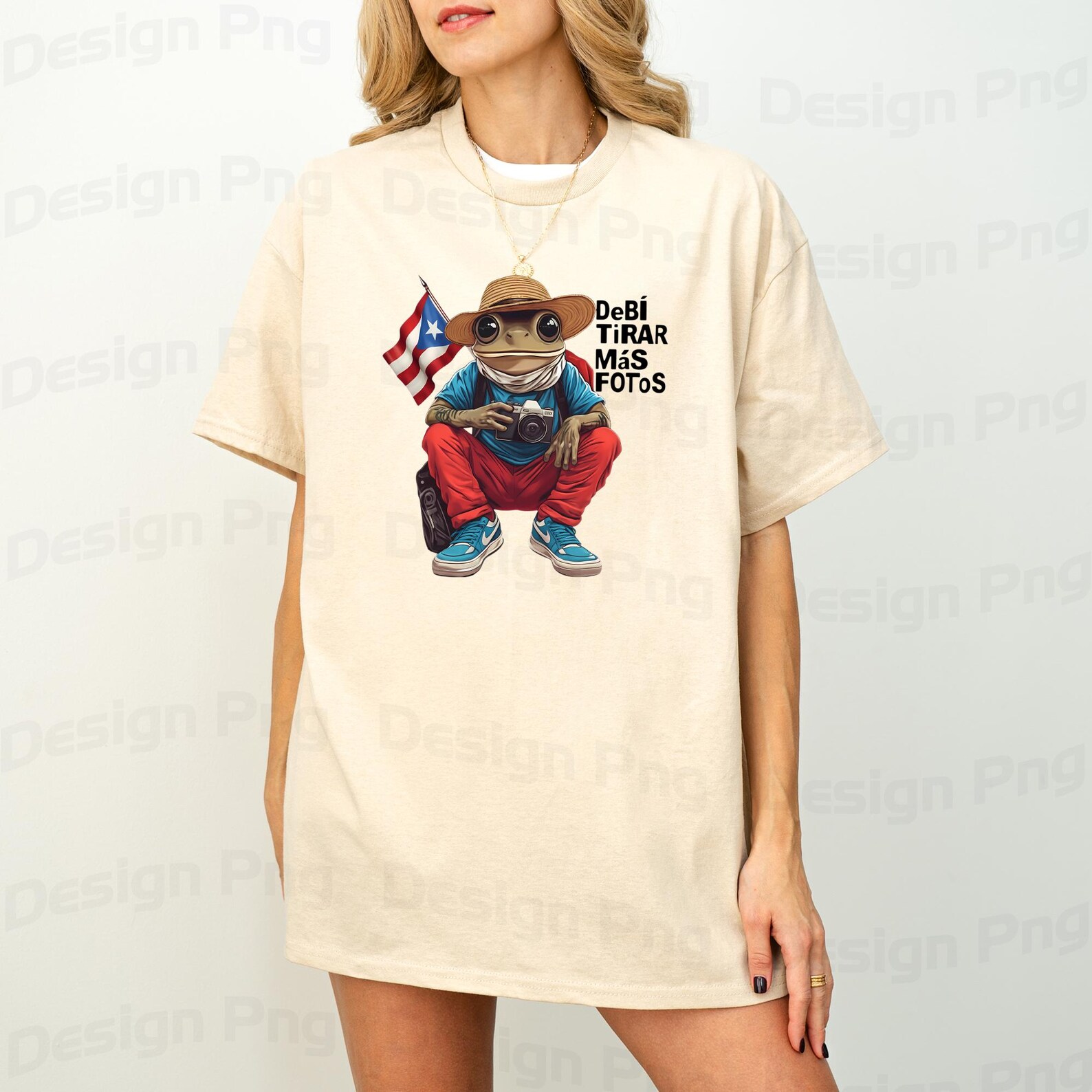 Debí Tirar Más Fotos Frog Meme PNG, Puerto Rico Flag Travel Photography ...