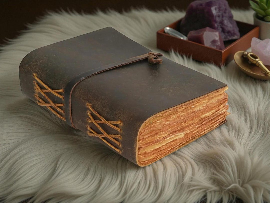 Handmadeleather Grimoire – Book of Shadows With Lock, Witchcraft ...
