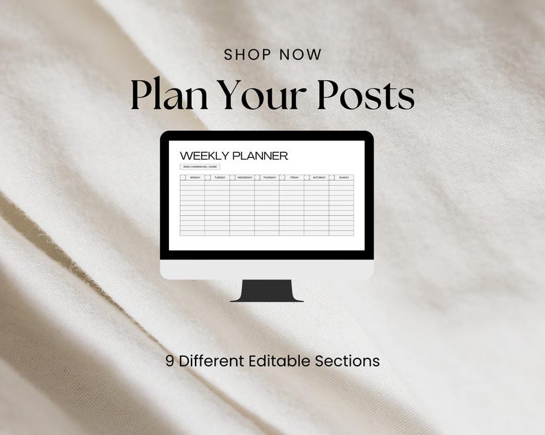 Instagram Reels Planner & Storyboard Canva Template | Content Planner ...
