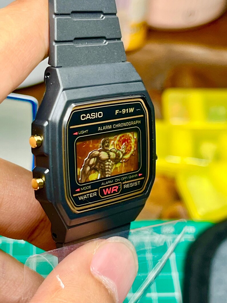 Casio F-91W - “escanor 7DS” - 3D Paper Crafted Watch - Etsy