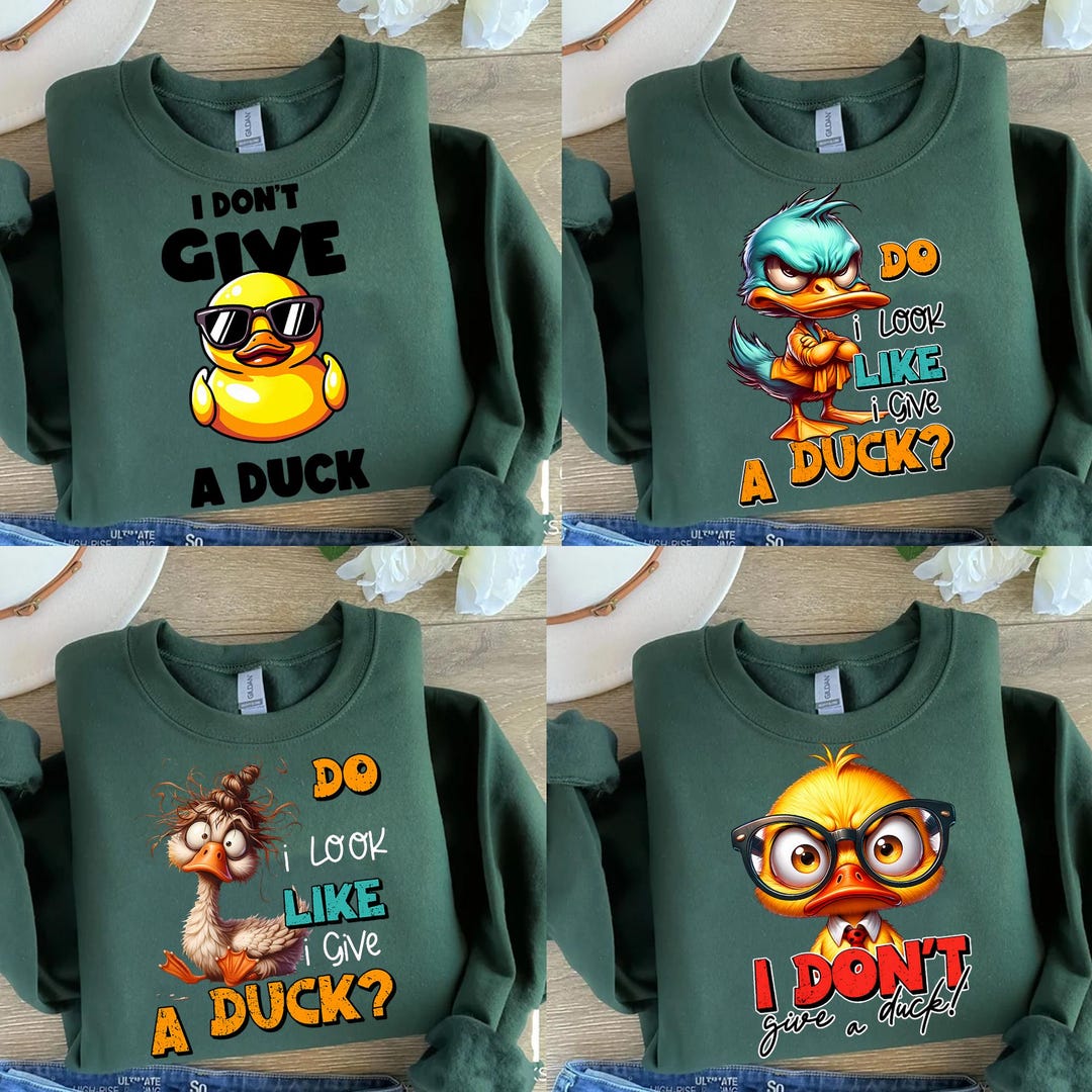Do I Look Like I Give a Duck PNG, Sarcastic Duck Sublimation Png, Funny ...