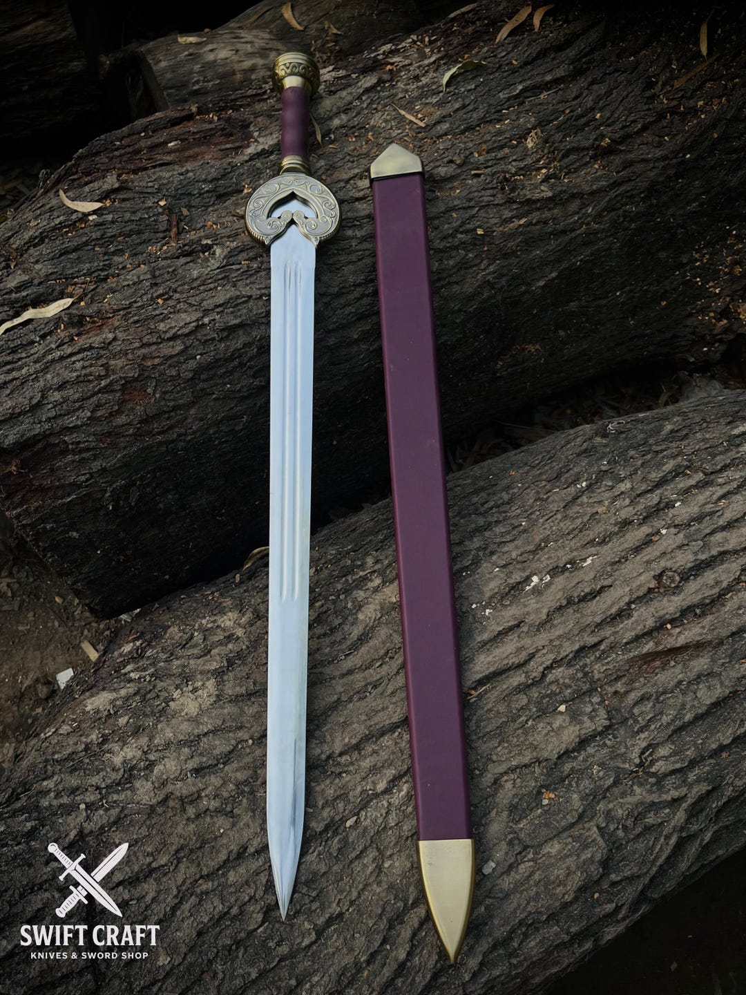 Handmade Herugrim Sword Replica: Stainless Steel Medieval Collectible ...