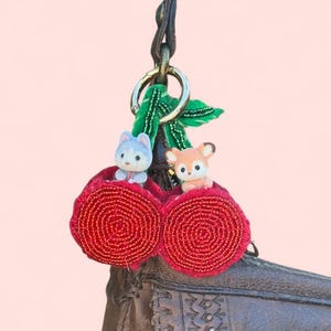 Calico Critter Keychain Cherry - Etsy