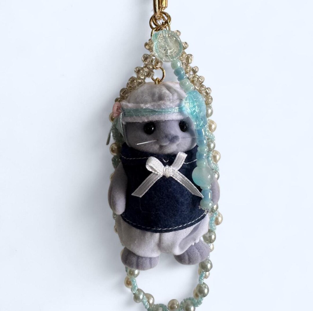 Seal Calico Critter Keychain | Handmade Collectible Keychain - Etsy