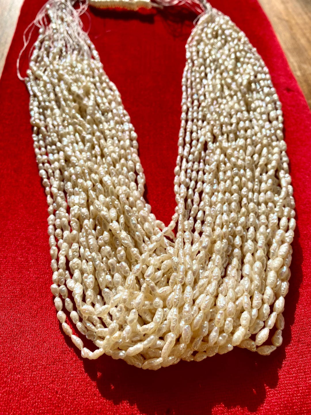 Strings of Natural Sea Water Pearls for Stringing Antique Jewelry ...