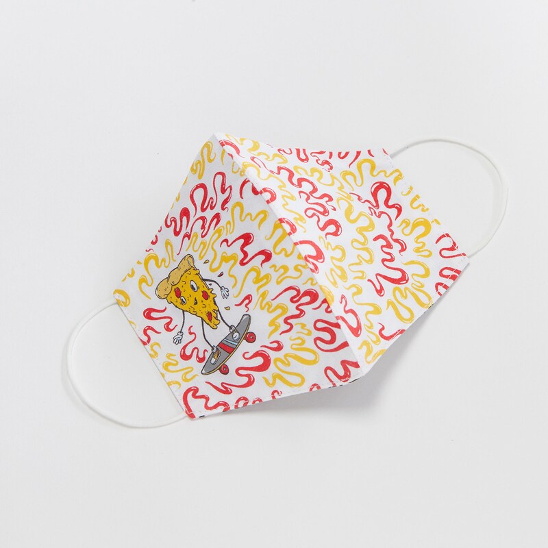 Pizza Face Mask - Etsy