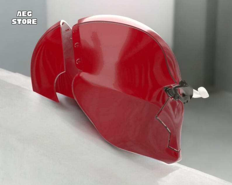 Red Hood Helmet STL File, Magnetic Connections, Mask, Costume - Etsy