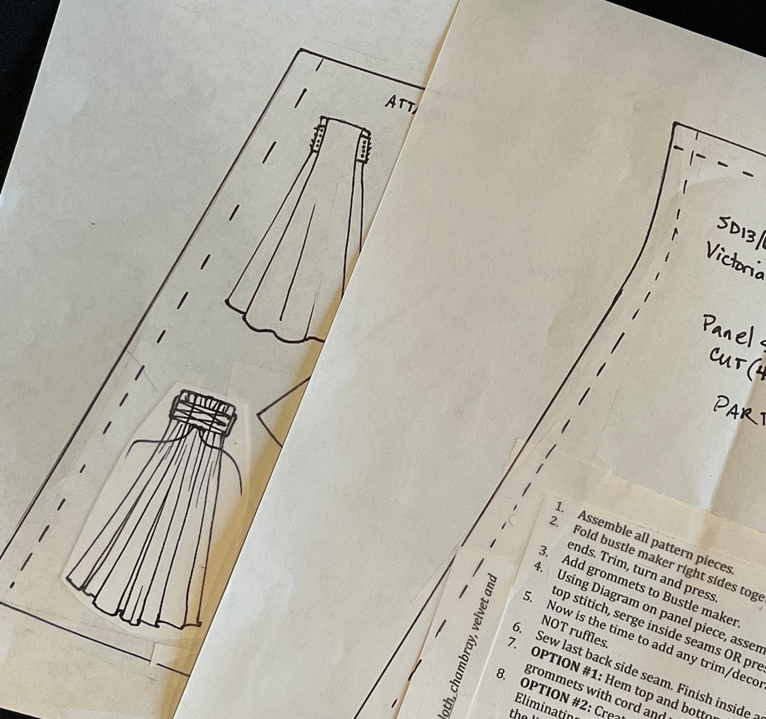 Sd13/60cm Victorian Skirt EASY Paper PATTERN for BJD Dollfie Girls - Etsy
