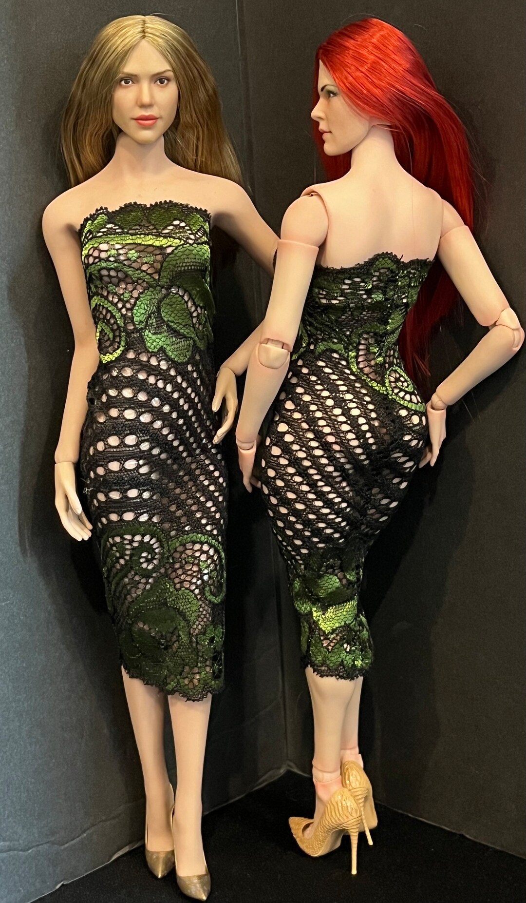 1:6 Scale Rose Envy Lace for 12 Inch Dolls, Action Figures, World Box ...