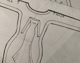 1:6 Scale 1940s Dress ADVANCED Paper PATTERN for Action Figures Barbie ...