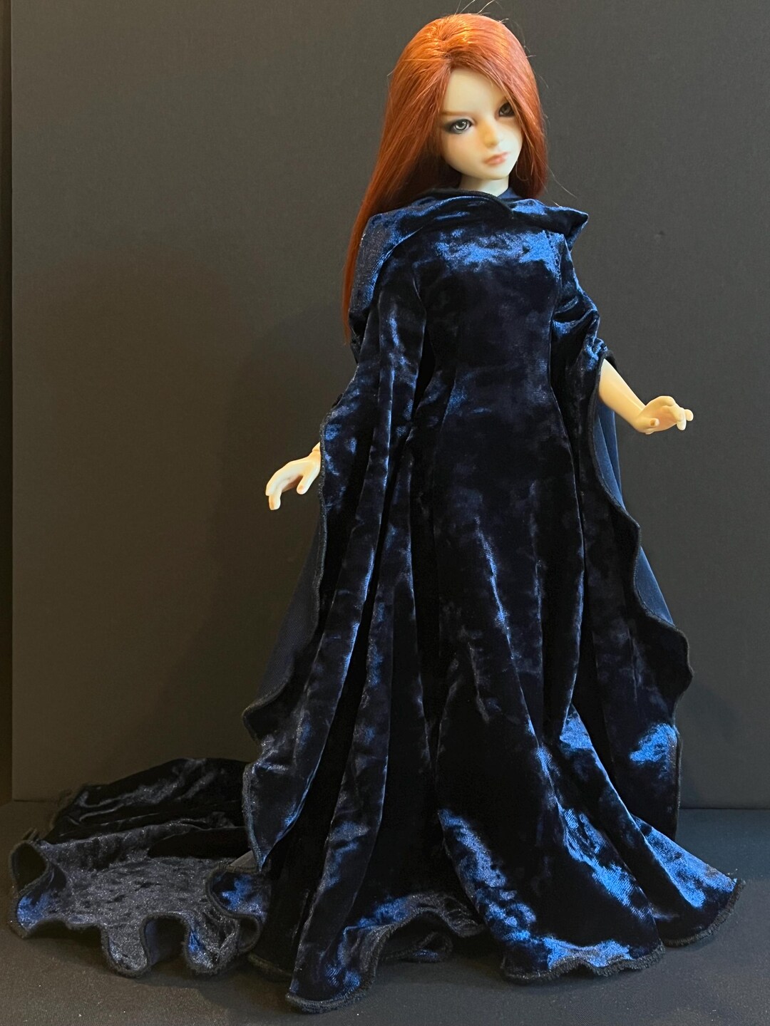 Cobalt Medieval Dress for BJD Dollfie 43cm/msd Sizes - Etsy