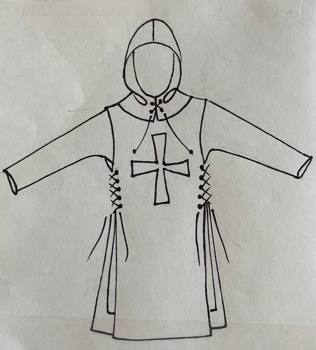 Msd/43cm Crusade Set Intermediate Paper PATTERN for Action BJD and ...