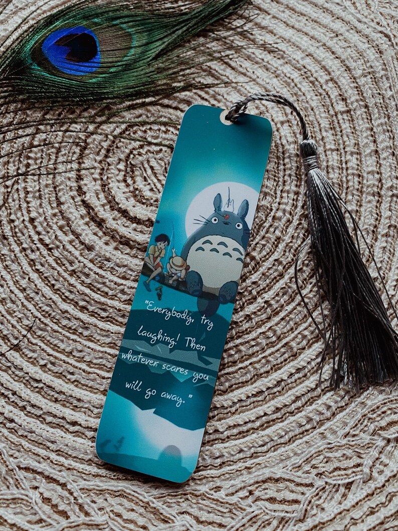 My Neighbour Totoro Studio Ghibli Personalised Wooden Bookmark Gift - Etsy